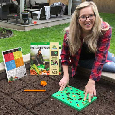 Seeding Square™ - Ultimate Garden Template + 'Seed 2 Splendor' Guidebo ...