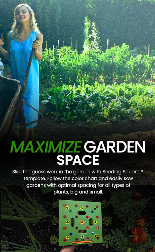 Seeding Square™ - Ultimate Garden Template + 'Seed 2 Splendor' Guidebo ...