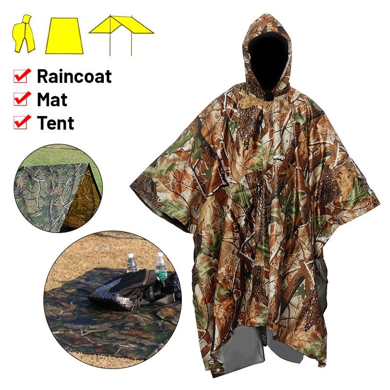 MultiPoncho™ - The Ultimate 3 in 1 Outdoor Rain Utility – Huna Loa